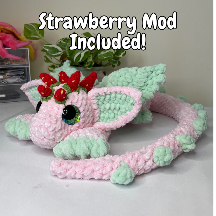 DIGITAL PDF | Aurora The Dragon Crochet Amigurumi Pattern – Zero ...
