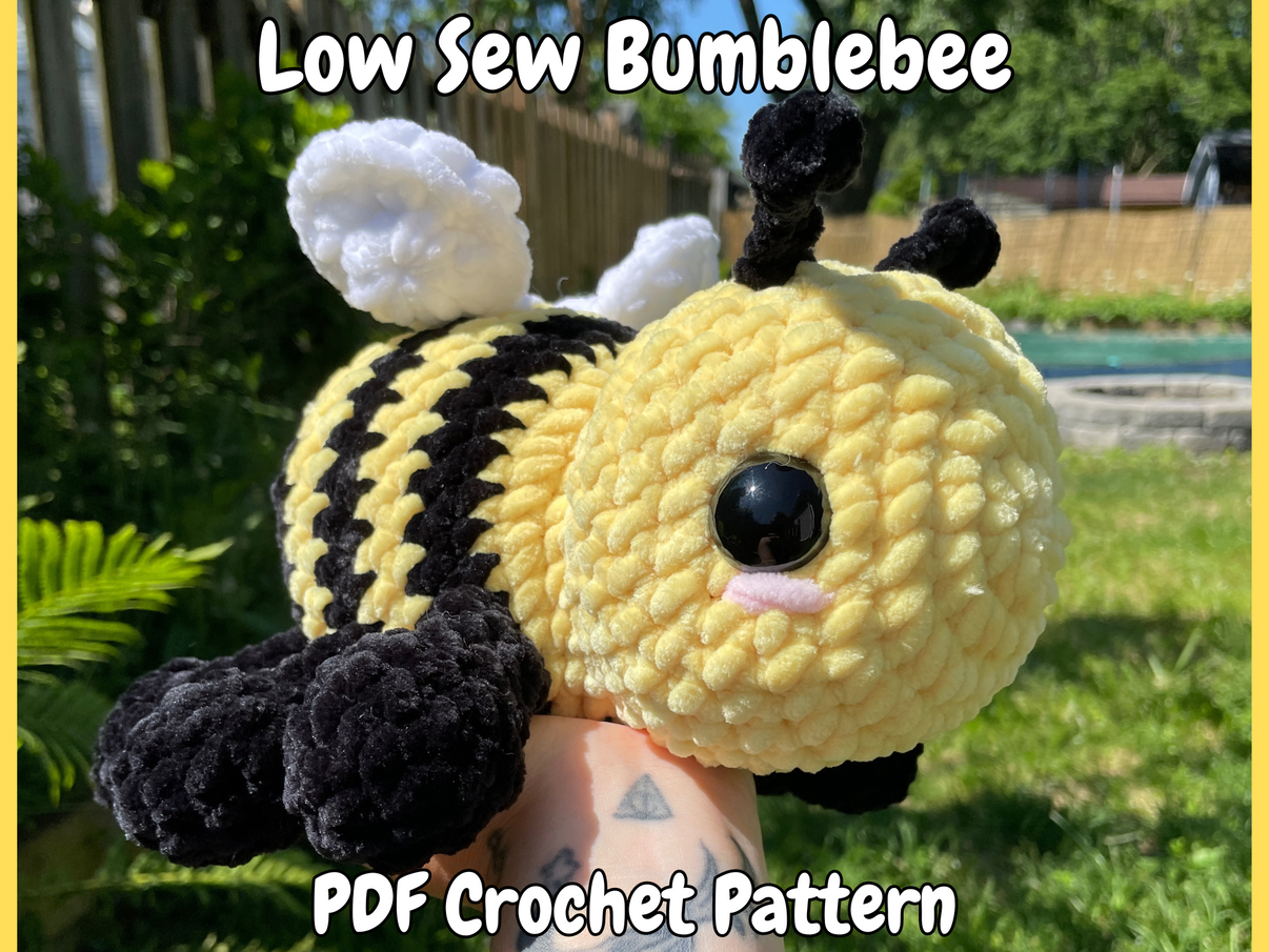 DIGITAL PDF | Low Sew Bumblebee Crochet Pattern – Zero Gravity Crochet