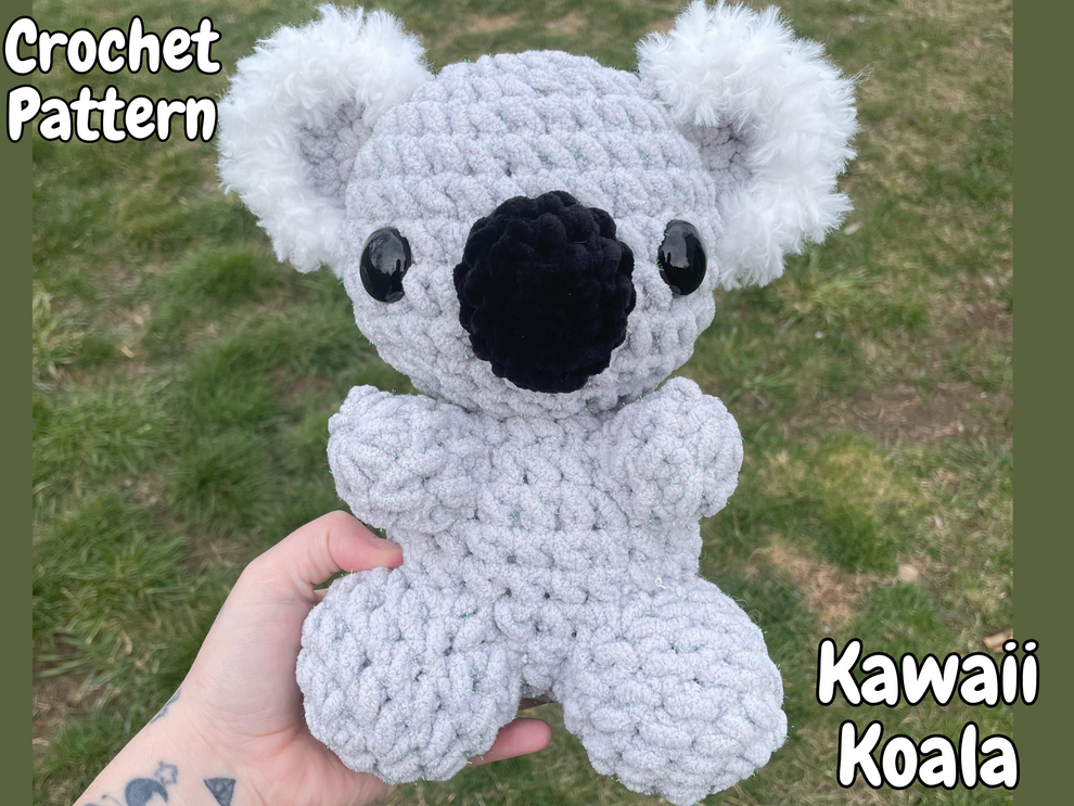 DIGITAL PDF | Kawaii Koala Bear Crochet Pattern – Zero Gravity Crochet