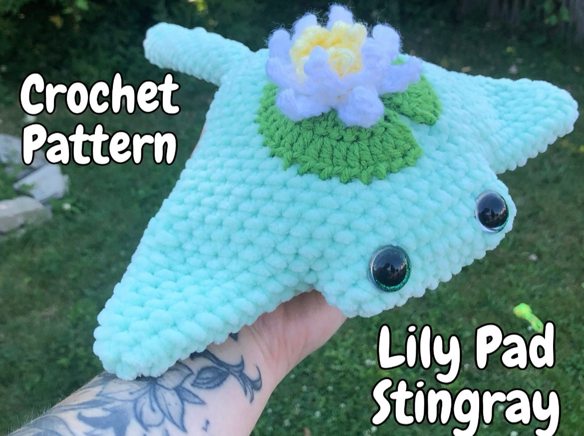 DIGITAL PDF | Lily Pad Stingray Crochet Pattern – Zero Gravity Crochet