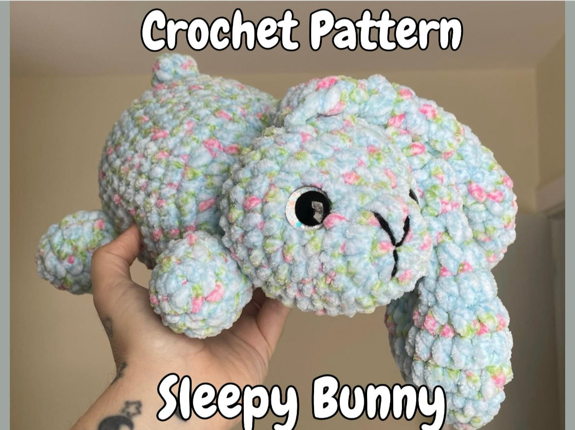 DIGITAL PDF | Sleepy Bunny Crochet Pattern – Zero Gravity Crochet